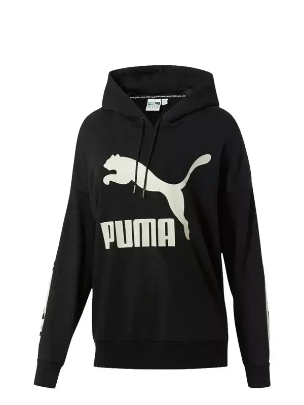 PUMA Logo-detail Hoodie - Black