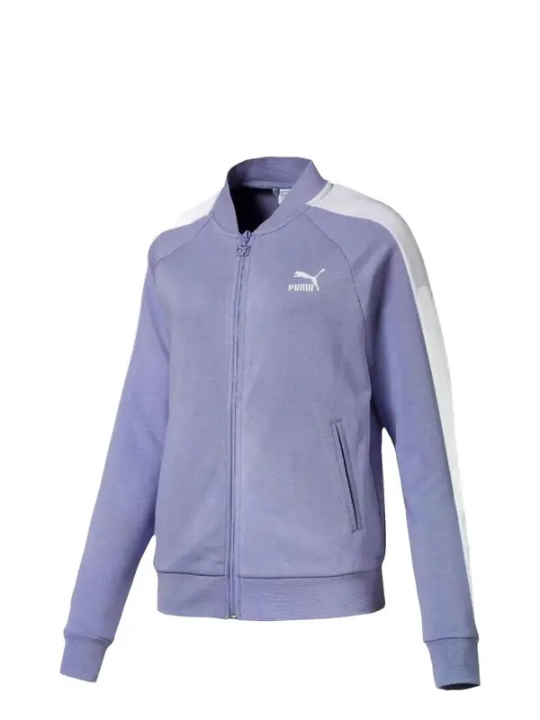 PUMA Striped Track Jacket - Purple