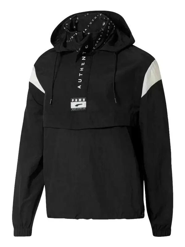 PUMA 90s Retro Windbreaker Jacket - Black