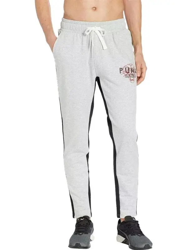 PUMA Elastic Waist Sweatpants - Grey