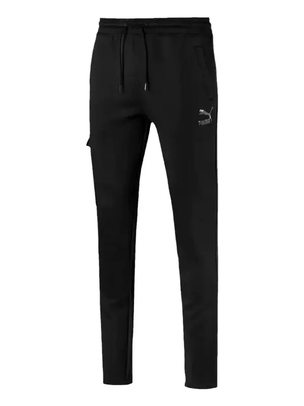 PUMA Logo Detail Track Pants - Black