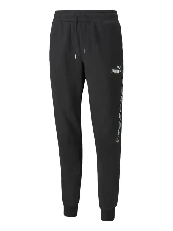 PUMA Logo-detail Track Pants - Black