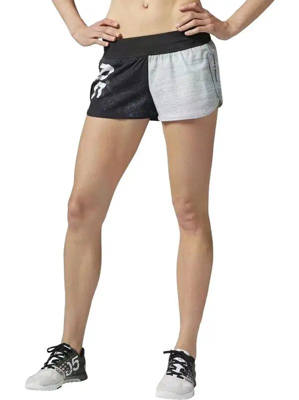 REEBOK Knit Woven Shorts - Black