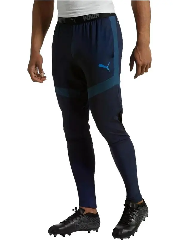 PUMA Logo-print Trousers - Blue