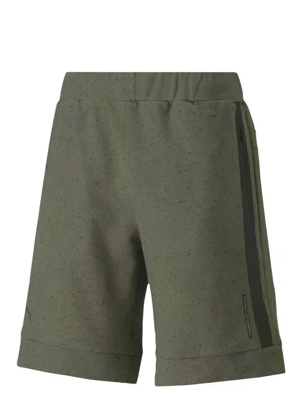 PUMA Logo-detail Track Shorts - Green