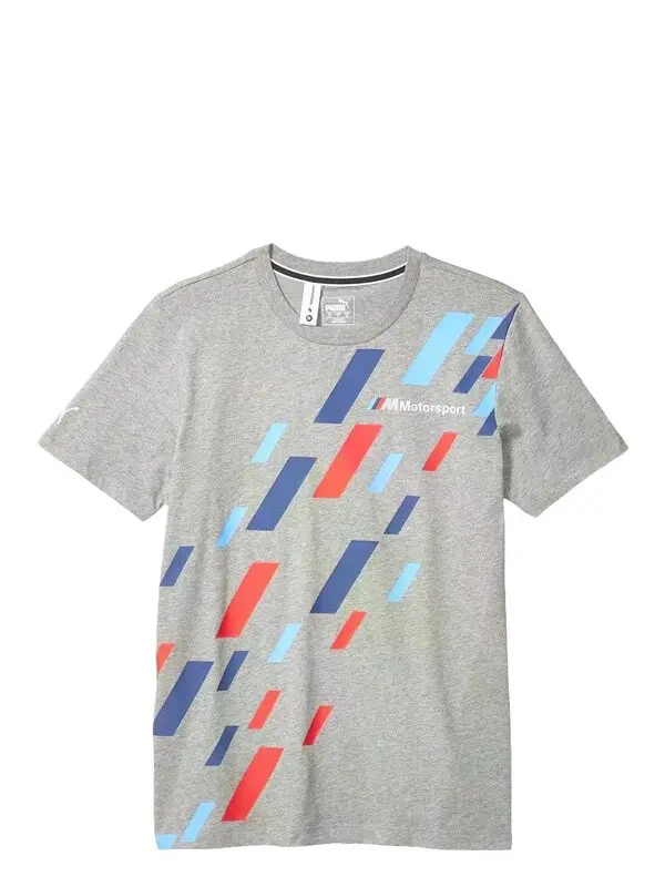 PUMA X Bmw Motorsport Graphic-print T-shirt - Grey