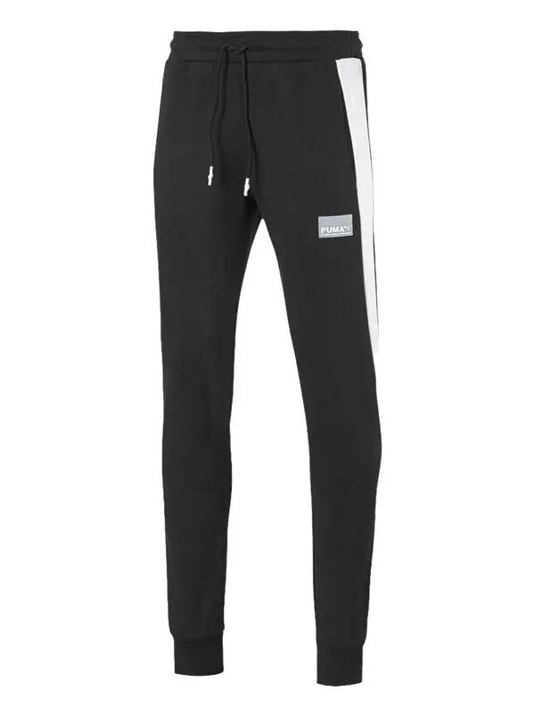 PUMA Logo-plaque Track Pants - Black
