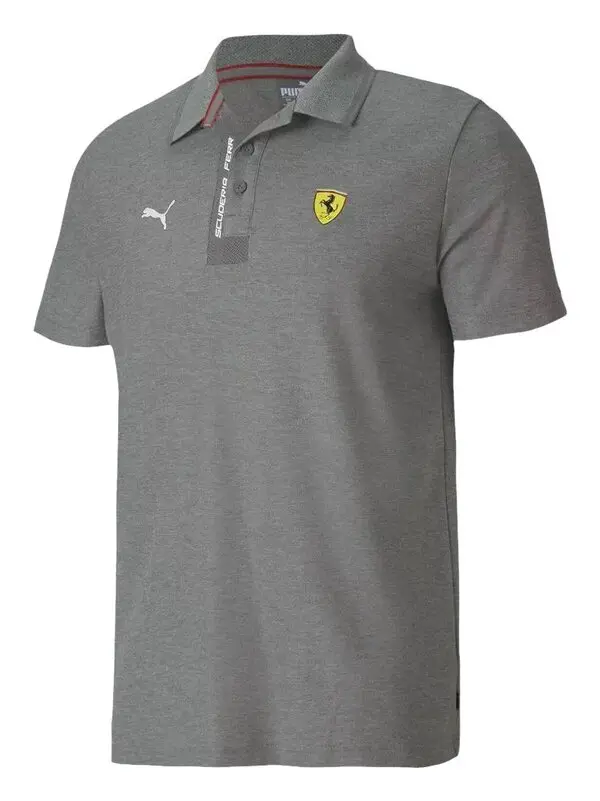 PUMA X Scuderia Ferrari Short-sleeve Polo Shirt - Grey