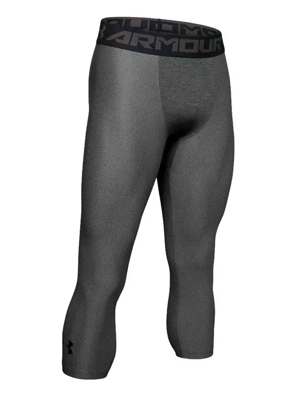 Under Armour Heatgear Logo Detail Legging - Grey