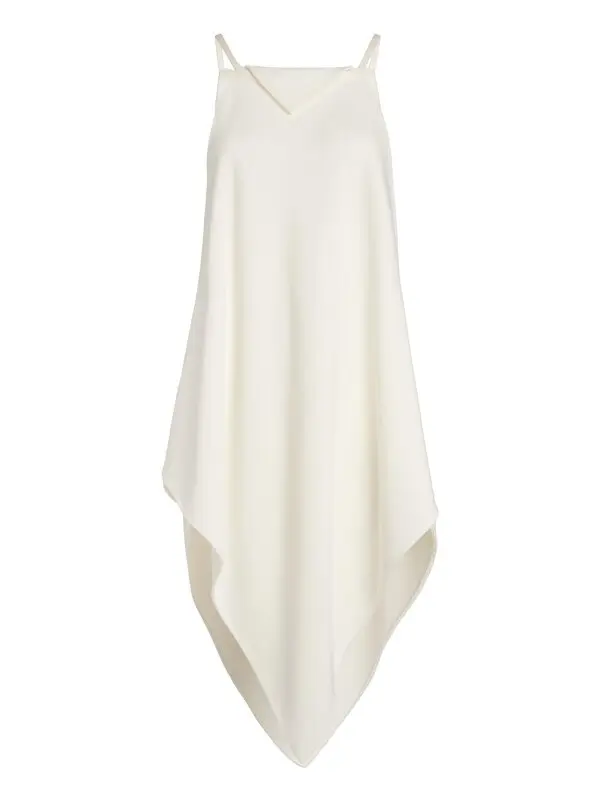 Balenciaga Silk-wool Crepe Scarf Top - Ivory