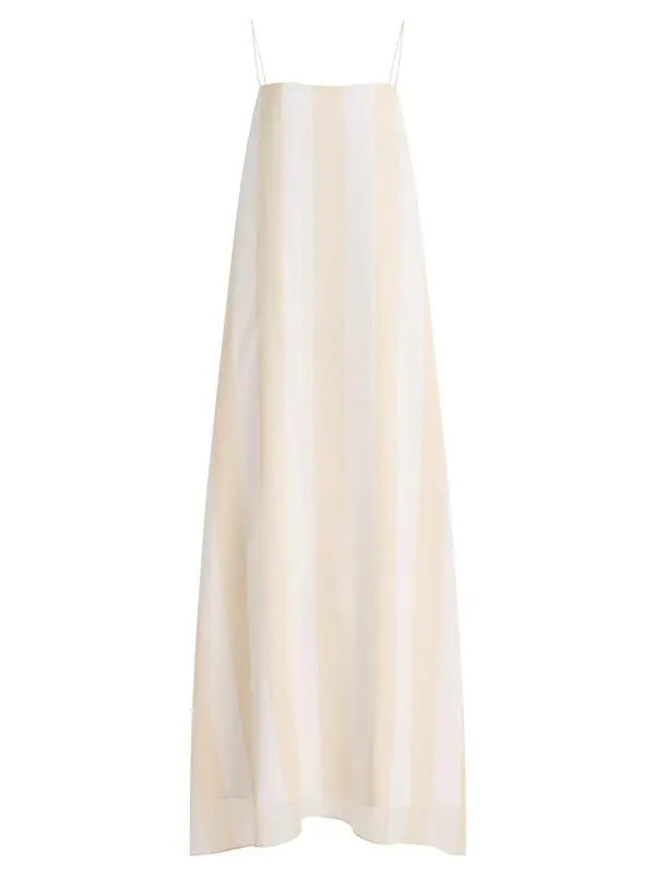 Bondi Born Capri Silk Chiffon Cami Dress - White