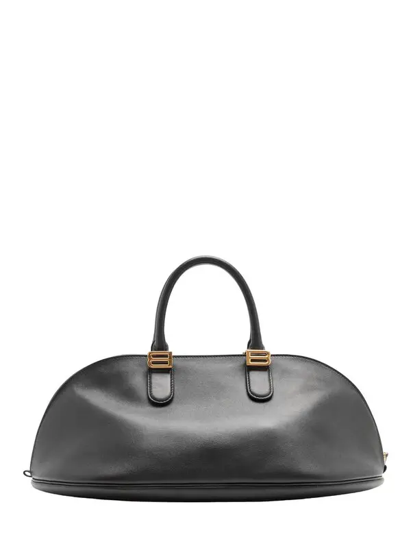 Balenciaga Bolero Medium Bowling Bag - Black