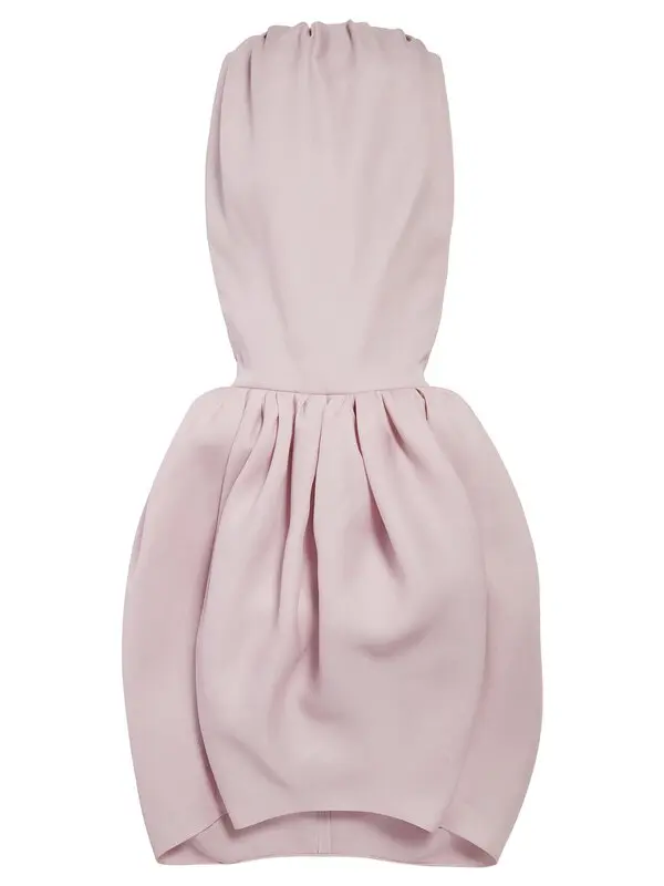 Balenciaga Silk Gazar Balloon Maxi Dress - Light Pink