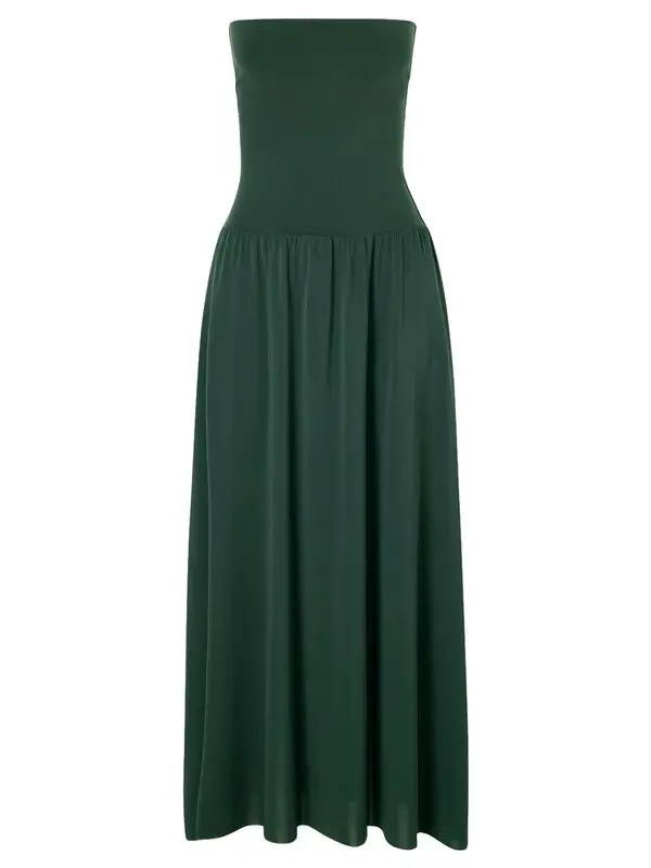 ERES Oda Strapless Maxi Dress - Green