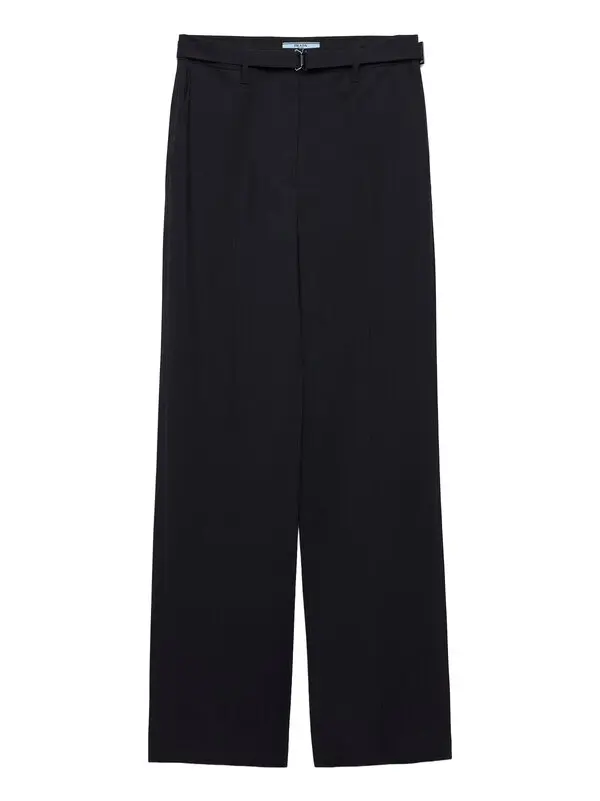 Prada Wool Trousers - Blue