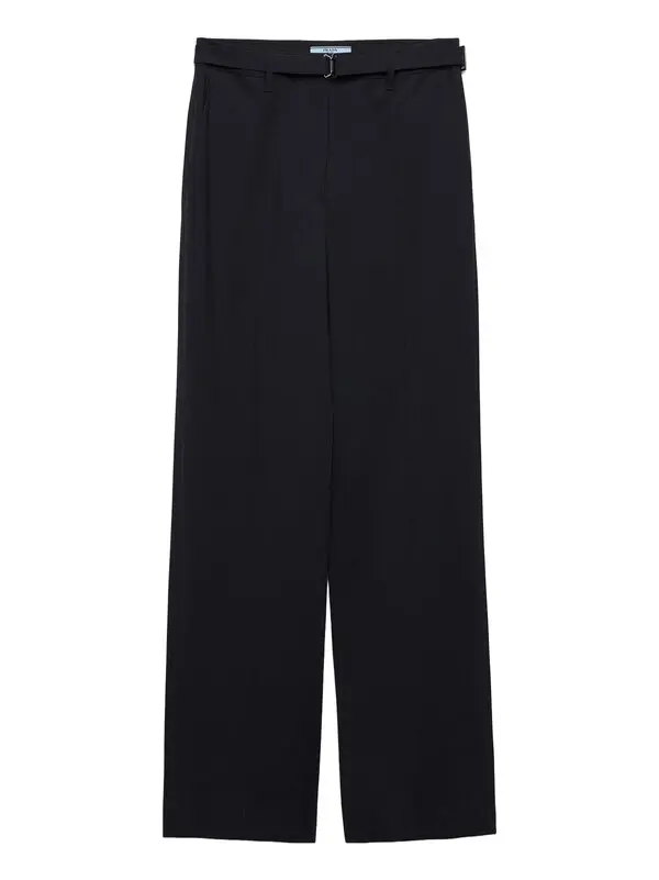 Prada Wool Trousers - Navy