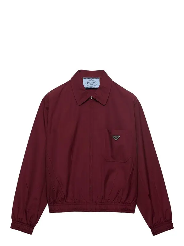 Prada Poplin Jacket - Red