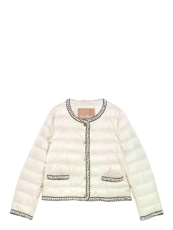 Max Mara Long-sleeve Buttoned Jacket - Neutrals