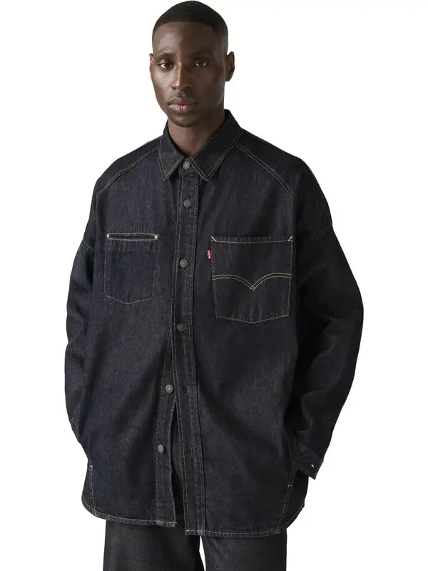 LEVI'S Twisted Denim Shacket - Twist And Sew T