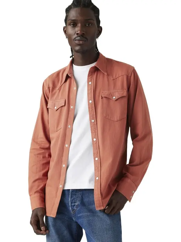 LEVI'S Classic Western Standard Fit Shirt - Bloom Etruscan Red