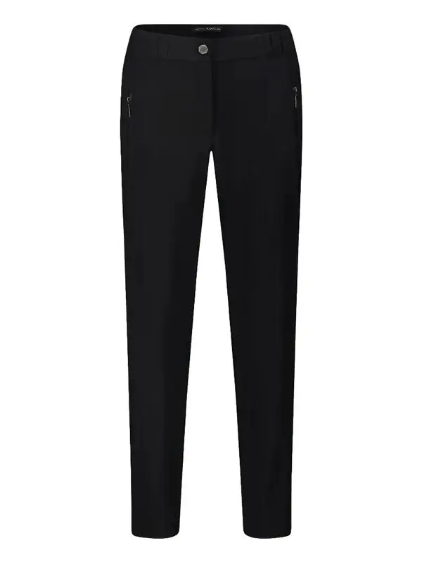 BETTY BARCLAY Zip-pocket Trousers - Black