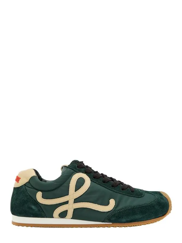 Loewe Ballet Runner 2.0 Panelled Nylon Sneakers - Green