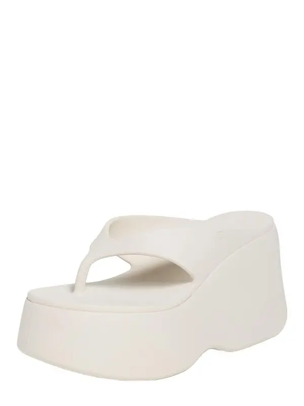 Melissa Free Thong Wedges - Light Beige