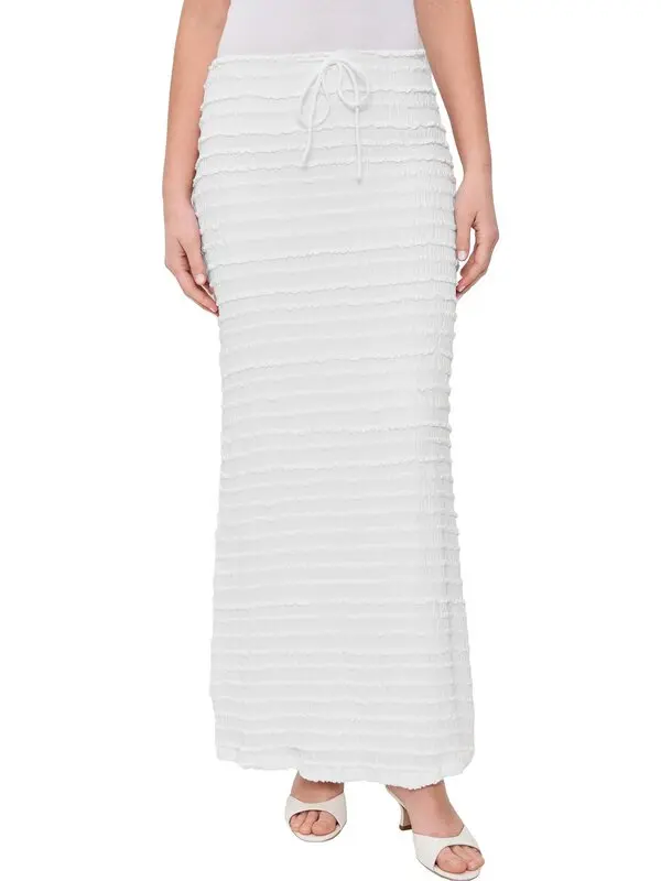 SEVEN WONDERS Adalee Maxi Skirt - White