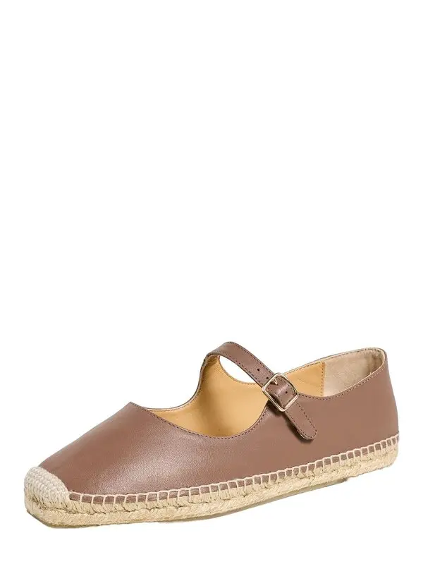 CastaÑer Pepa Mary Jane Flats - Taupe/natural