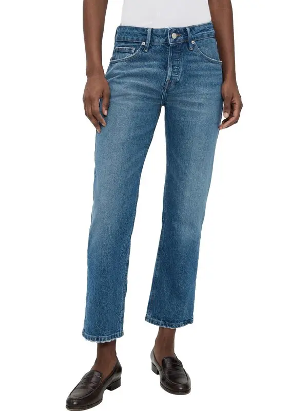 Good American Vintage Straight Ankle Jeans - Indigo1222