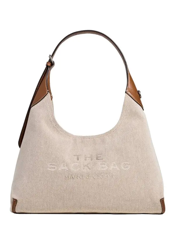 Marc Jacobs Belted Sack Shoulder Bag - Beige/argan Oil