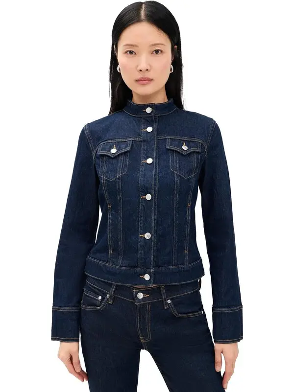 EB DENIM Arabella Denim Trucker Jacket - Havana Night