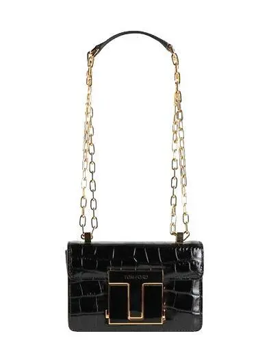 TOM FORD Small Flap Bag - Black