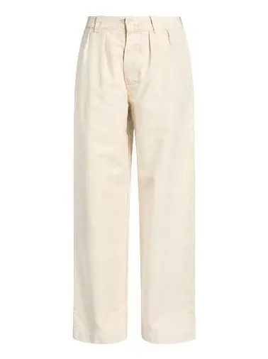MAISON MARGIELA Cotton Gabardine Wide-leg Pants - Off White