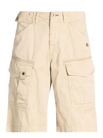 BERNA Cotton Cargo Shorts - Beige