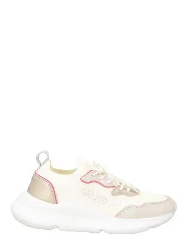 Paciotti Leather And Textile Fiber Sneakers - Ivory