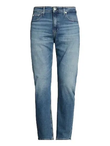 Calvin Klein Tapered Jeans With Five-pocket Design - Blue