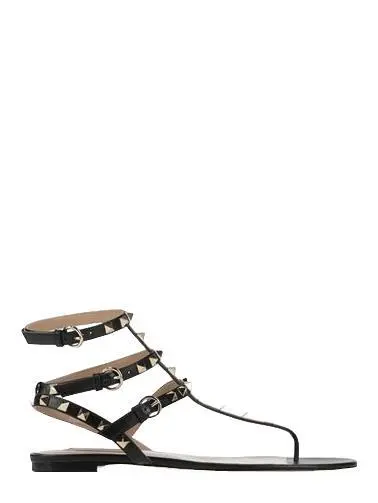 Valentino Garavani Thong Gladiator Sandal - Black