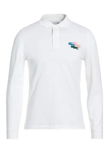 Lacoste Polo Shirt Size Cotton - White