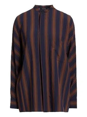 Woolrich Striped Shirt - Navy