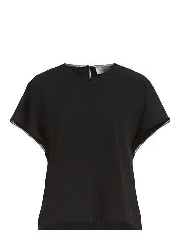 SOUVENIR Woven Top - Black