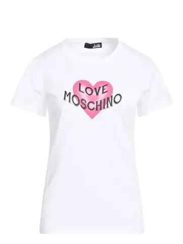 Moschino Printed Cotton T-shirt - White