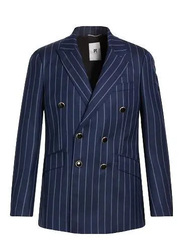 PT TORINO Blazer Size Virgin Wool - Navy