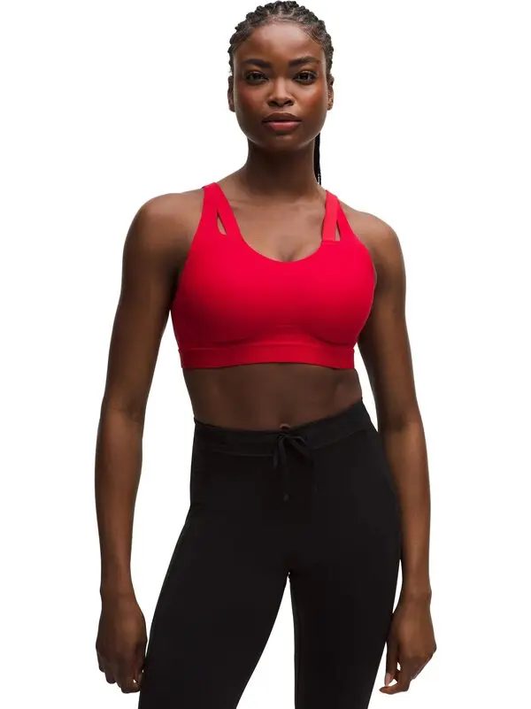 Lululemon Levitation Sports Bra - Oxford Red