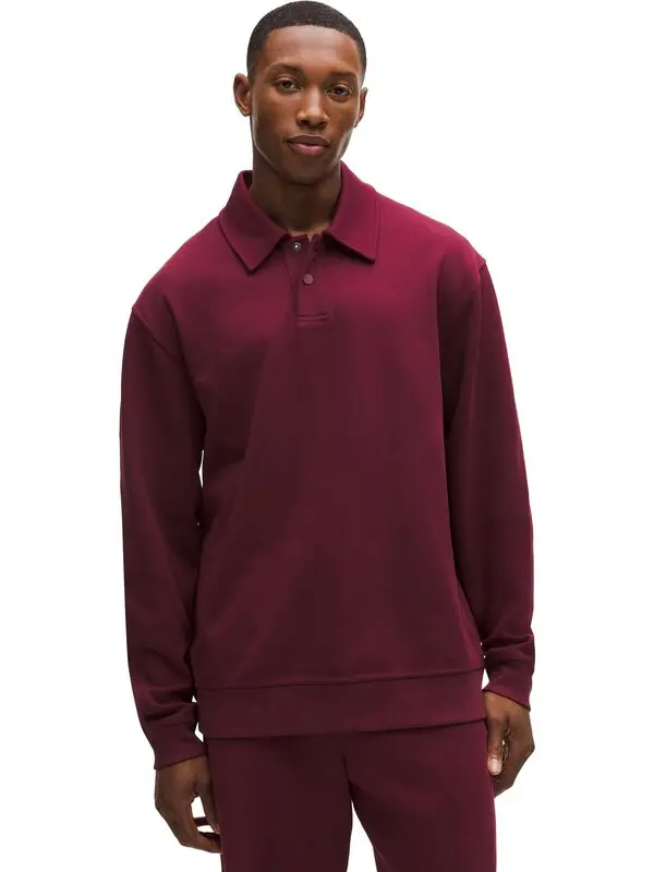 Lululemon Grand Standard Long-sleeve Polo Shirt - Burgundy Bay