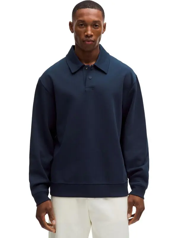 Lululemon Grand Standard Long-sleeve Polo Shirt - True Navy