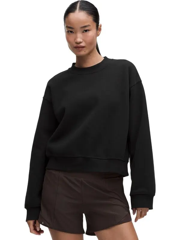 Lululemon Steady State Superloft Crewneck Sweatshirt - Black