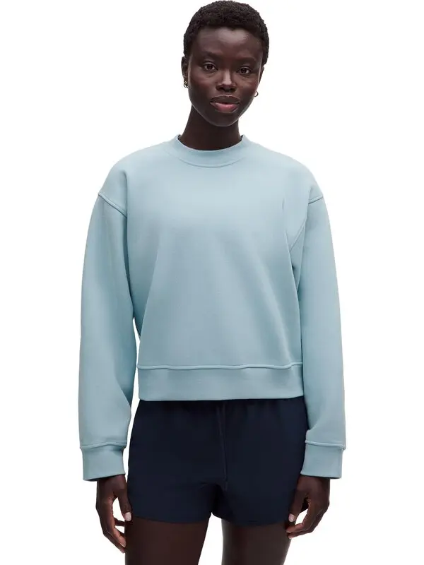 Lululemon Steady State Superloft Crewneck Sweatshirt - Seafoam