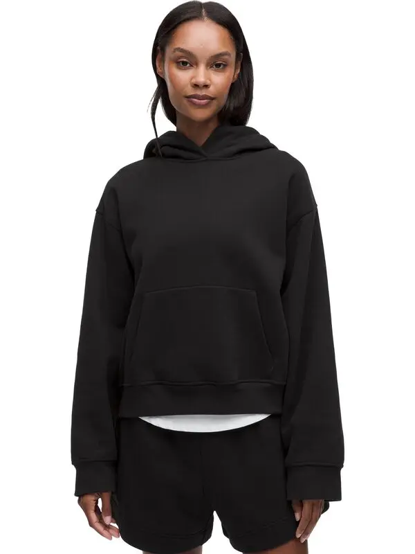 Lululemon Steady State Superloft Hoodie With Kangaroo Pocket - Black