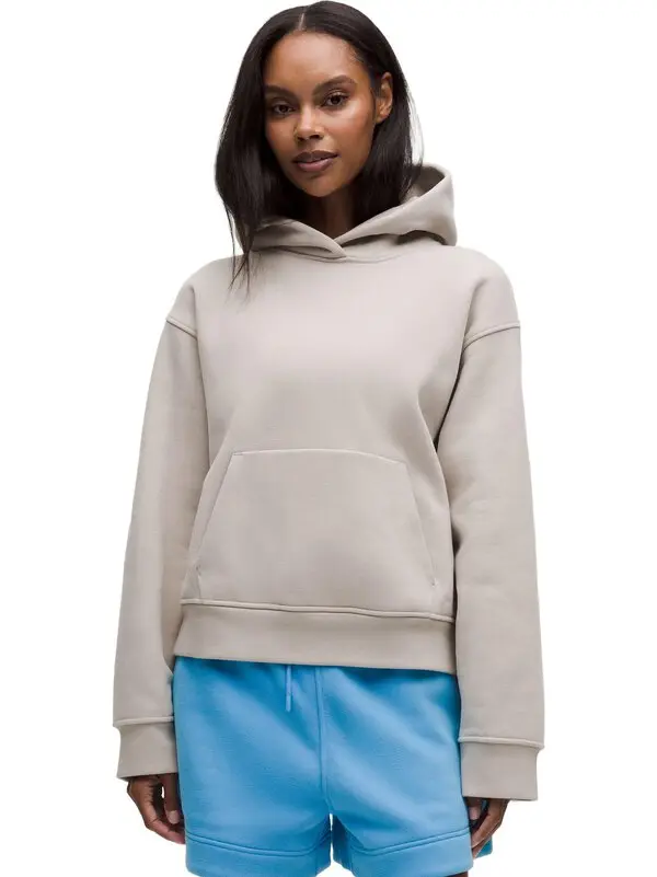 Lululemon Steady State Superloft Hoodie With Kangaroo Pocket - Downtown Tan